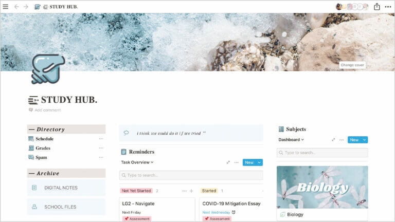 25 Aesthetic Notion Templates Layout Ideas