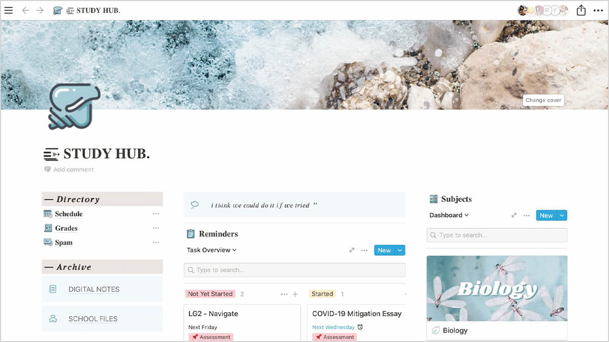25 Aesthetic Notion Templates Layout Ideas