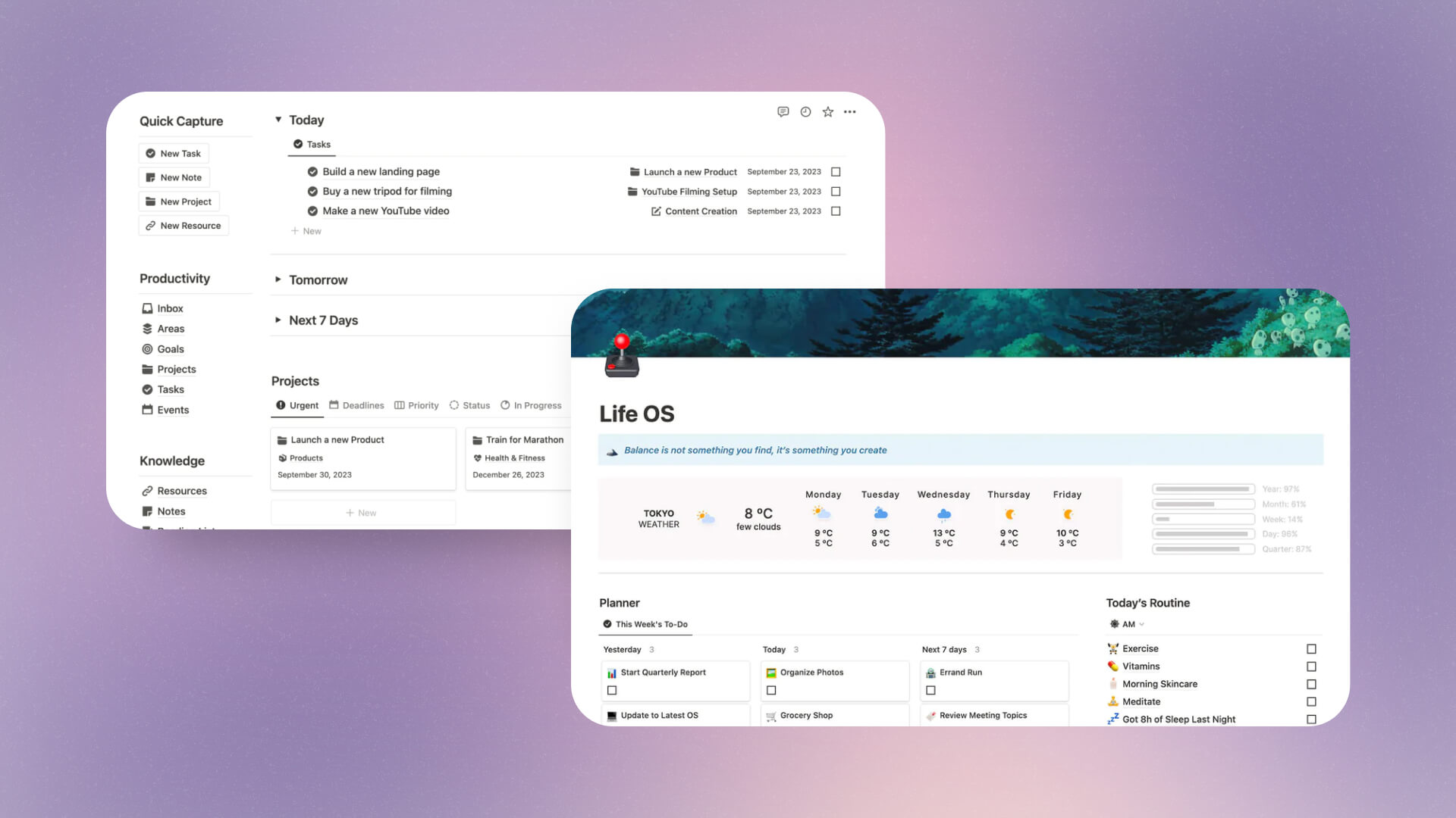 The 24 Best Notion Second Brain Templates (Free & Paid)