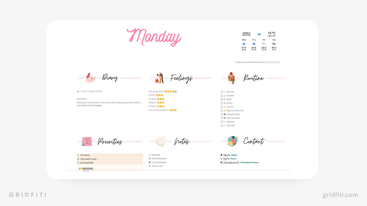 Notion Journal Template Aesthetic Portal Tutorials ShipLov