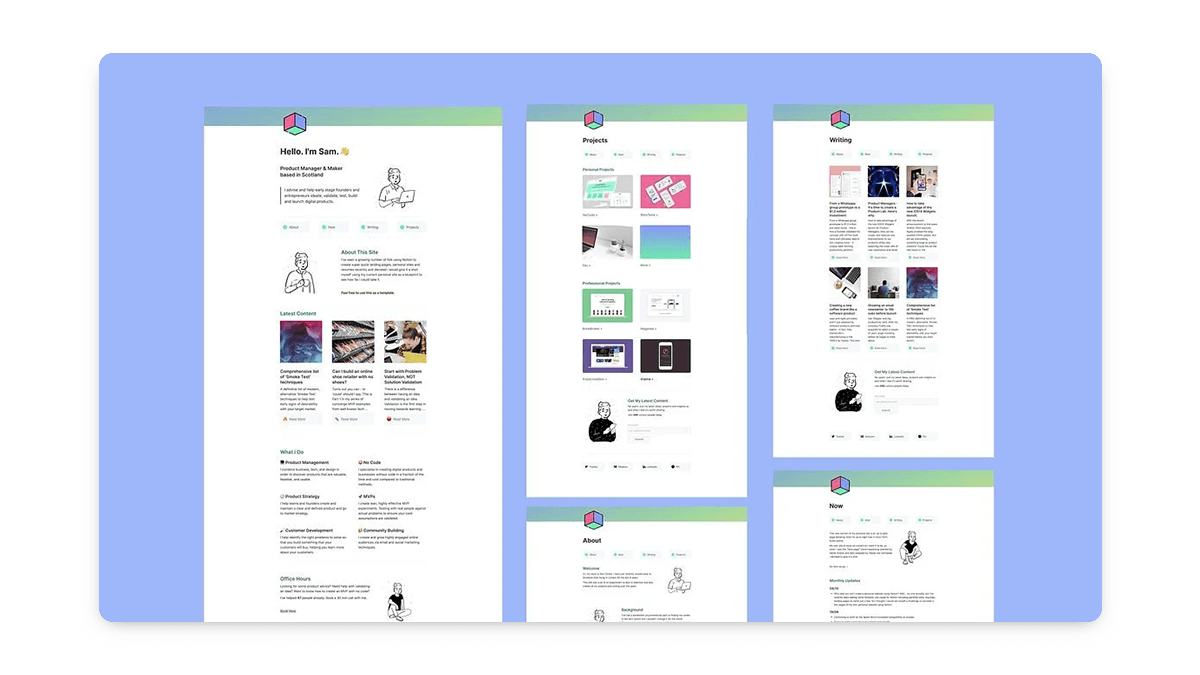 Notion Portfolio Templates Notion Portfolio Templates