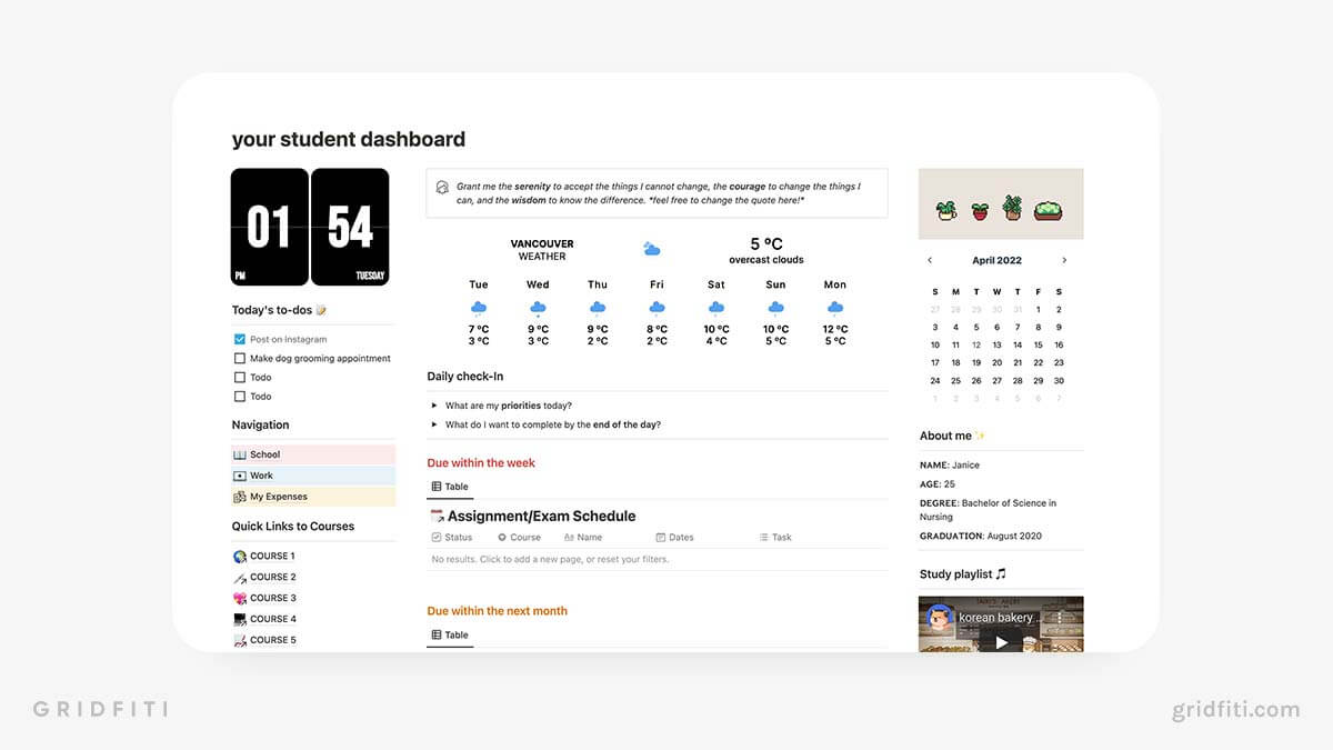 Minimalist Notion Templates Bernardblack