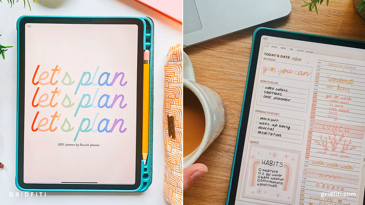 25+ Aesthetic GoodNotes Templates & Ideas (Free & Paid) | Gridfiti