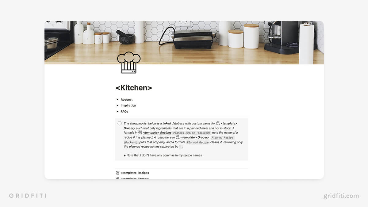 5 Best Notion Grocery List Templates Aesthetic Minimal More 