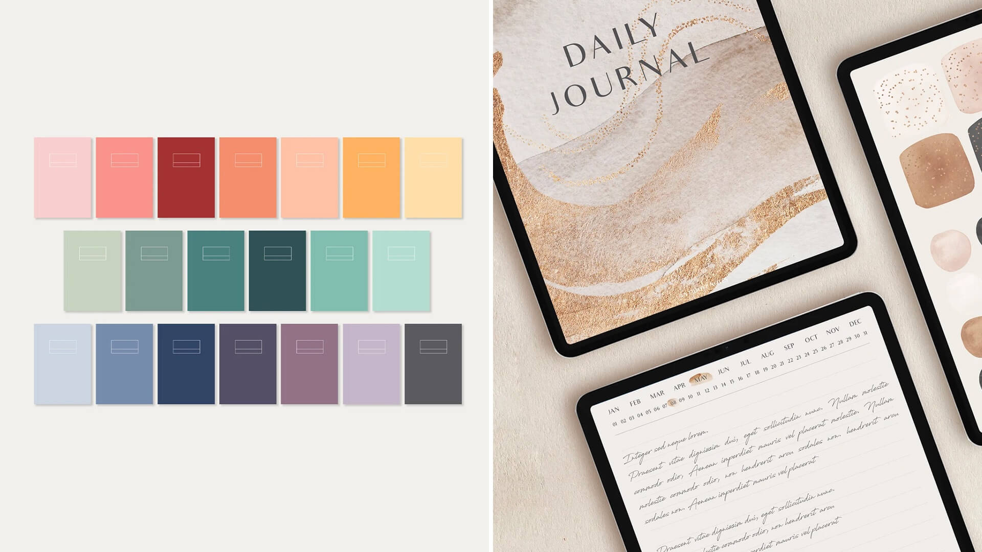 Paper Party Supplies Calendars Planners 12 Boho Notebook Covers For 