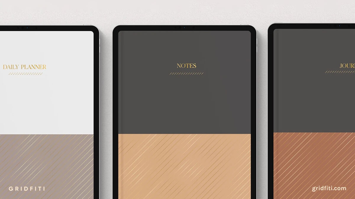 Aesthetic GoodNotes Notebook Covers Best Cover Size Dimensions