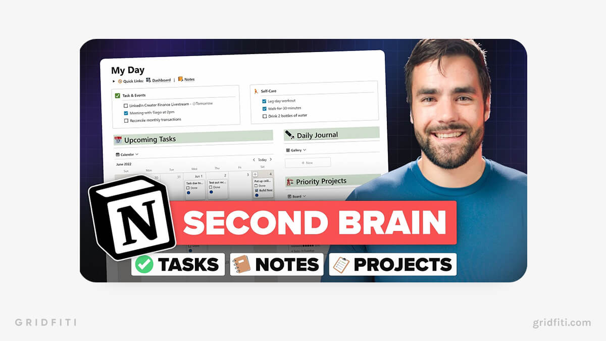 The 15 Best Notion Second Brain Templates Brain Dump More 