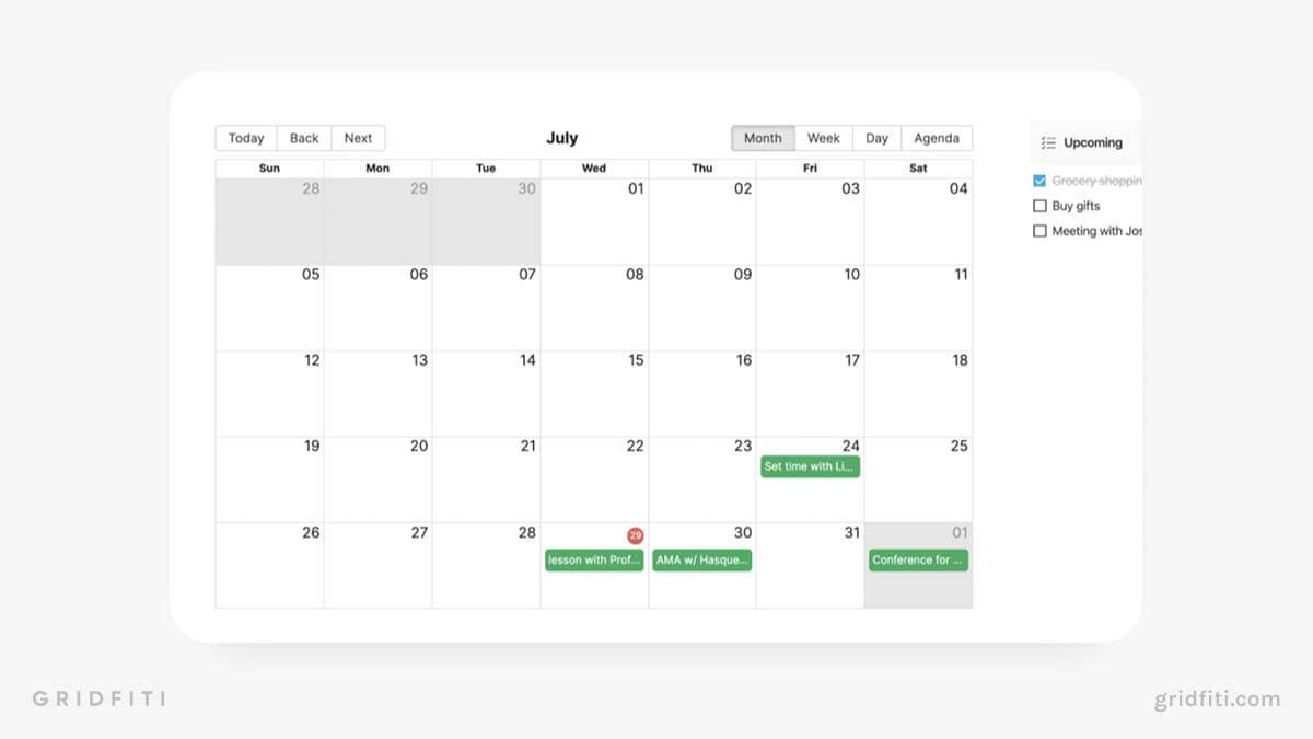 Notion Google Calendar Sync A Full Guide Gridfiti
