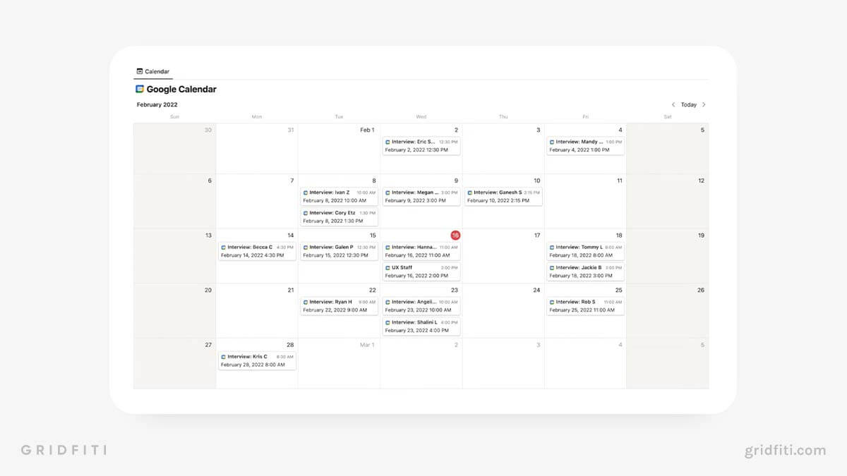 Notion Google Calendar Sync A Full Guide Gridfiti