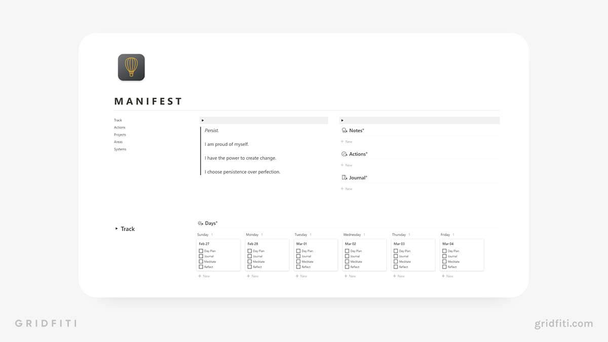 20 Beautiful Minimalist Notion Templates Free Paid Gridfiti
