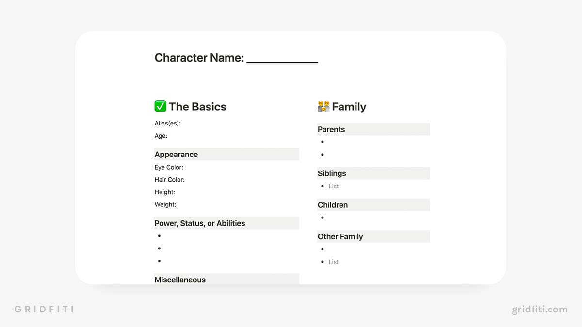 The 17 Best Notion Templates For Writers Story Planning Novels More 