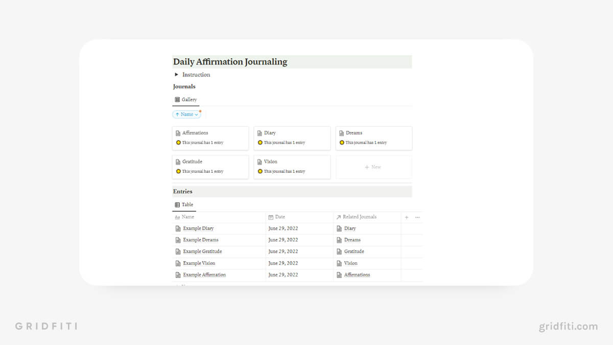 The 5 Best Notion Gratitude Journal Templates Gridfiti