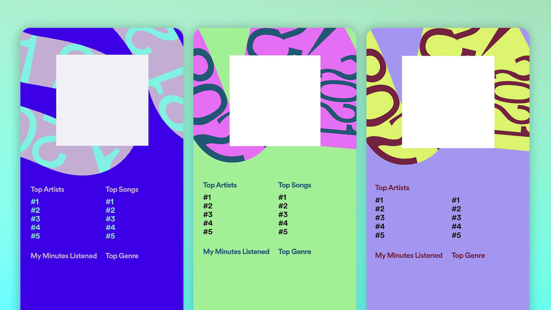 12 Custom Spotify Wrapped Templates For 2022 Blank Meme More 