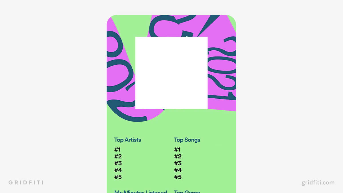 12 Custom Spotify Wrapped Templates For 2023 Blank Meme More Luv68